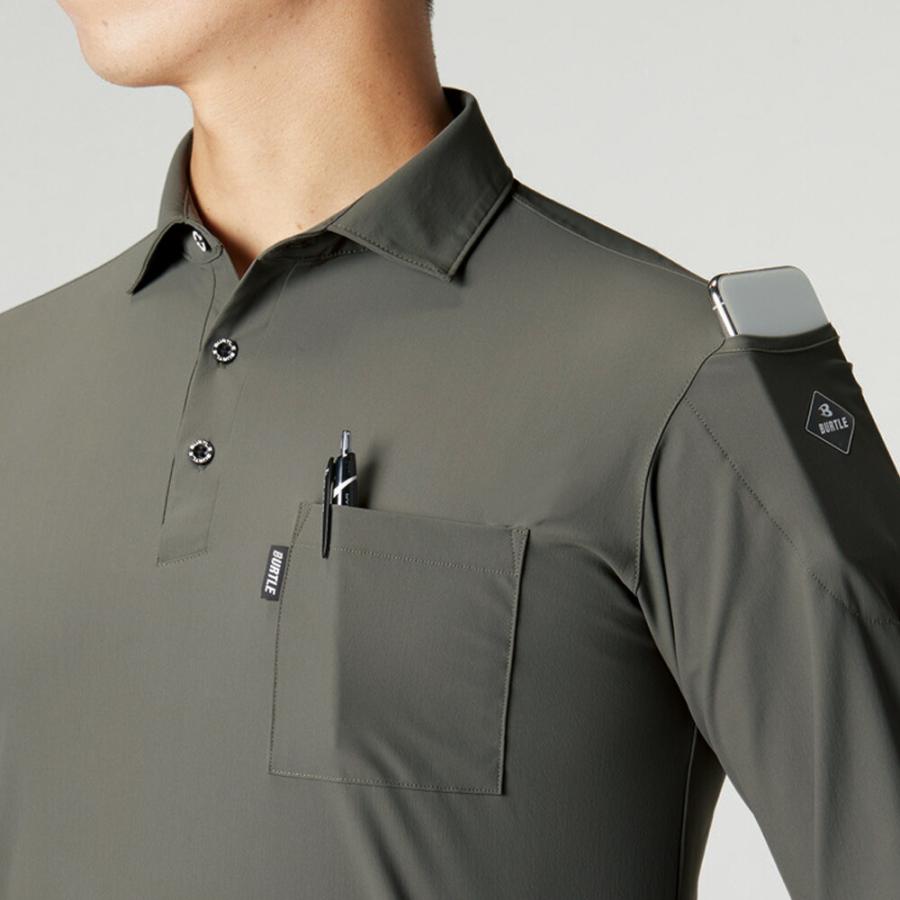 BURTLE BURTLE235 バートル 長袖シャツ（ユニセックス） S〜3XL : メガワーク仕事着屋 - 通販 - Yahoo!ショッピング