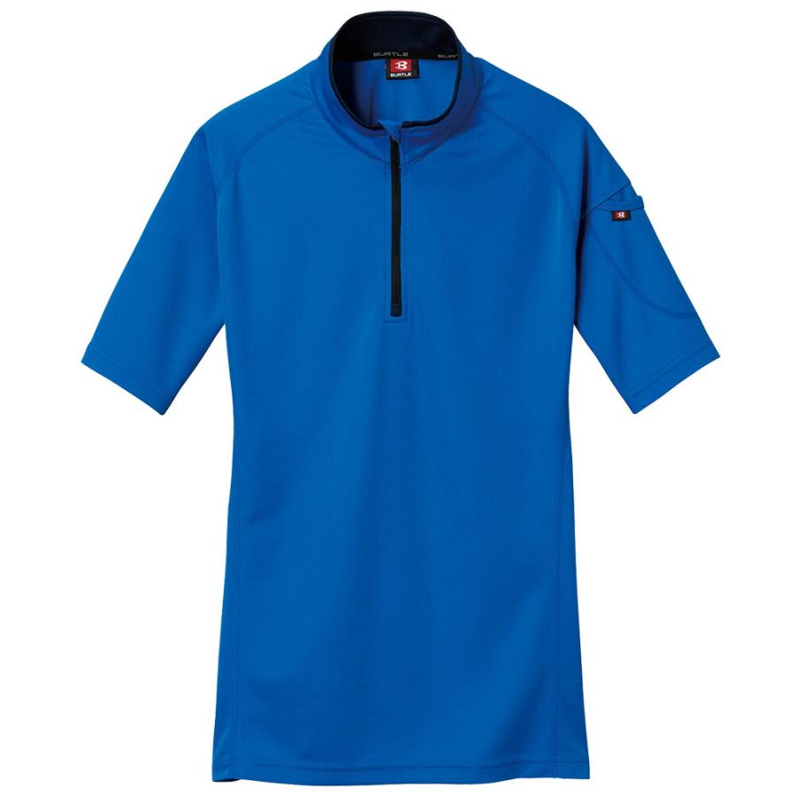 BURTLE415 バートル 半袖ジップシャツ（ユニセックス） SS〜5L :burtle415:メガワーク仕事着屋 - 通販 - Yahoo!ショッピング