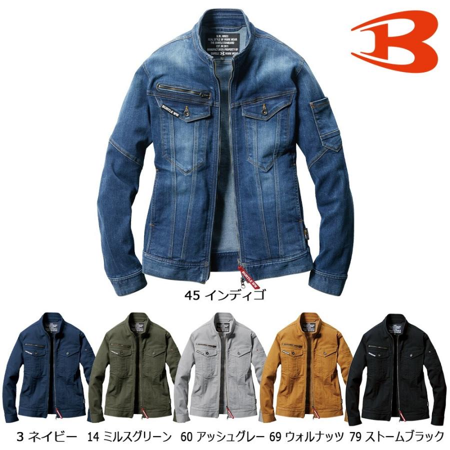 BURTLE BURTLE5001 バートル ジャケット（ユニセックス） S〜5L : メガワーク仕事着屋 - 通販 - Yahoo!ショッピング