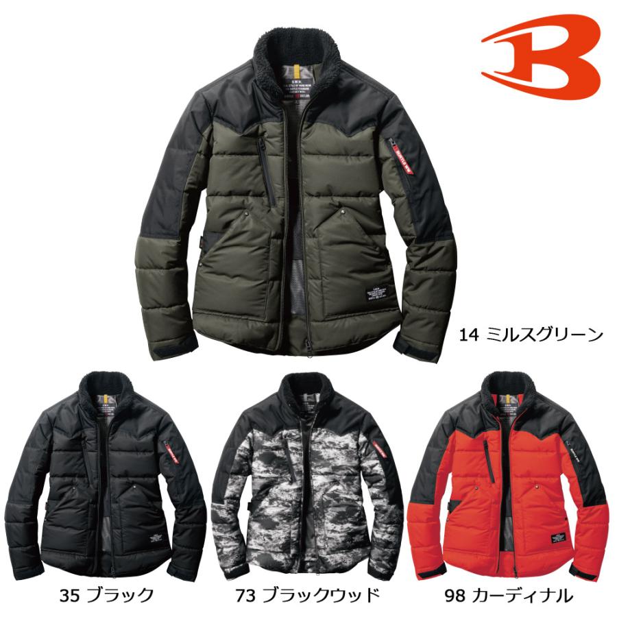 BURTLE BURTLE5020 バートル 防寒ジャケット（ユニセックス） S〜3XL : メガワーク仕事着屋 - 通販 - Yahoo!ショッピング