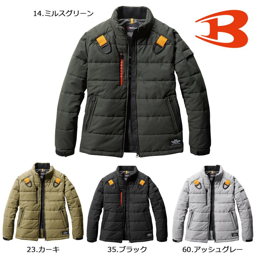 BURTLE BURTLE5040 バートル 防寒ジャケット（ユニセックス） S〜3XL : メガワーク仕事着屋 - 通販 - Yahoo!ショッピング