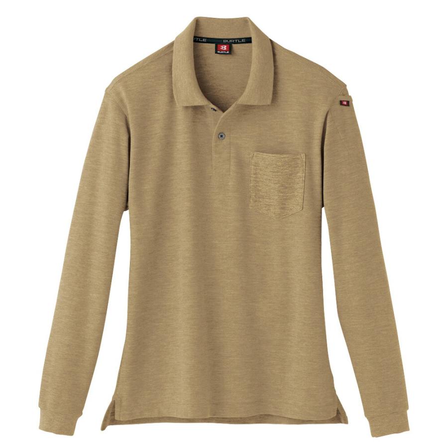 BURTLE505 バートル 長袖ポロシャツ（ユニセックス） SS〜5L :burtle505:メガワーク仕事着屋 - 通販 - Yahoo!ショッピング