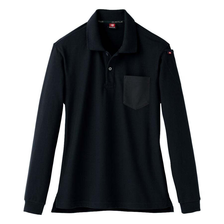 BURTLE BURTLE505 バートル 長袖ポロシャツ（ユニセックス） SS〜5L : メガワーク仕事着屋 - 通販 - Yahoo!ショッピング