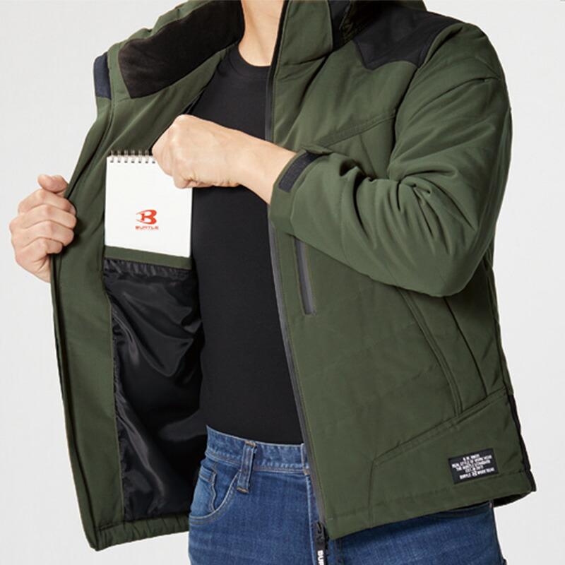 BURTLE5270 バートル 防寒ジャケット（大型フード付）（ユニセックス） S〜3XL : burtle5270 : メガワーク仕事着屋 - 通販 - Yahoo!ショッピング