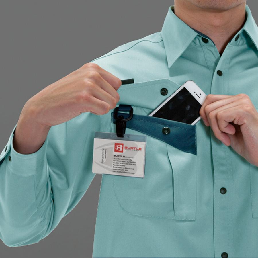 BURTLE6025 バートル 半袖シャツ S〜5L :burtle6025:メガワーク仕事着屋 - 通販 - Yahoo!ショッピング