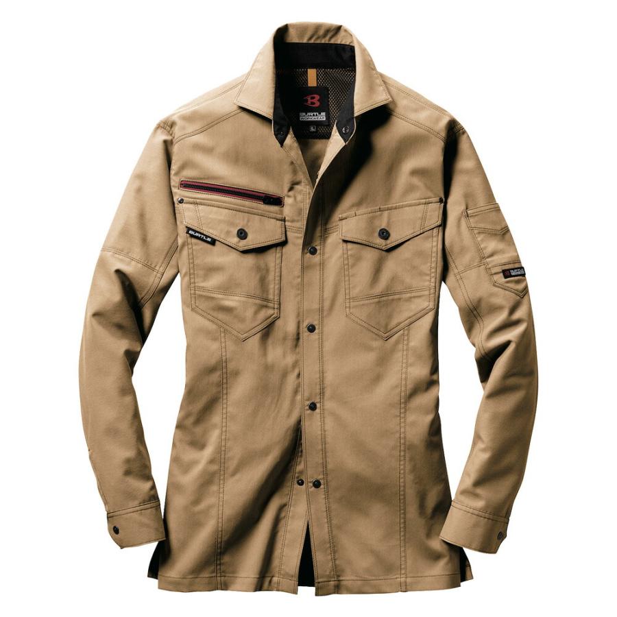 BURTLE BURTLE7045 バートル 長袖シャツ（ユニセックス） SS〜5L : メガワーク仕事着屋 - 通販 - Yahoo!ショッピング