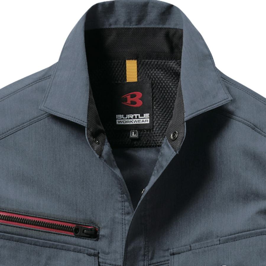 BURTLE BURTLE7045 バートル 長袖シャツ（ユニセックス） SS〜5L : メガワーク仕事着屋 - 通販 - Yahoo!ショッピング