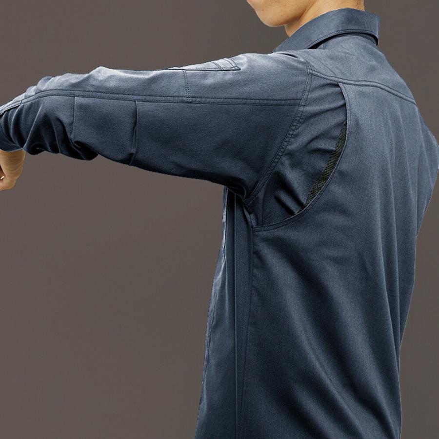 BURTLE BURTLE7045 バートル 長袖シャツ（ユニセックス） SS〜5L : メガワーク仕事着屋 - 通販 - Yahoo!ショッピング