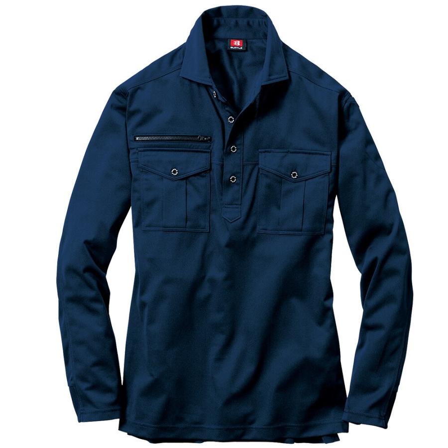 BURTLE BURTLE705 バートル 長袖シャツ（ユニセックス） SS〜5L : メガワーク仕事着屋 - 通販 - Yahoo!ショッピング