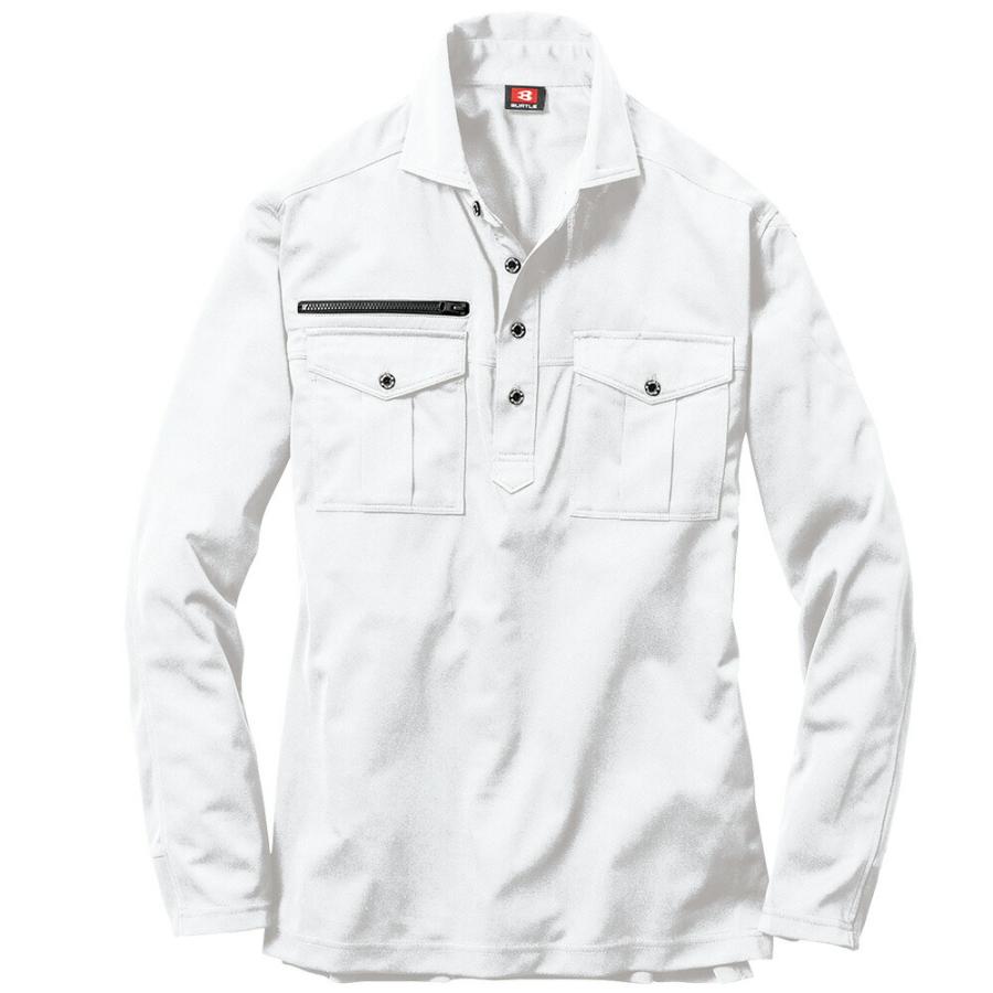 BURTLE BURTLE705 バートル 長袖シャツ（ユニセックス） SS〜5L : メガワーク仕事着屋 - 通販 - Yahoo!ショッピング