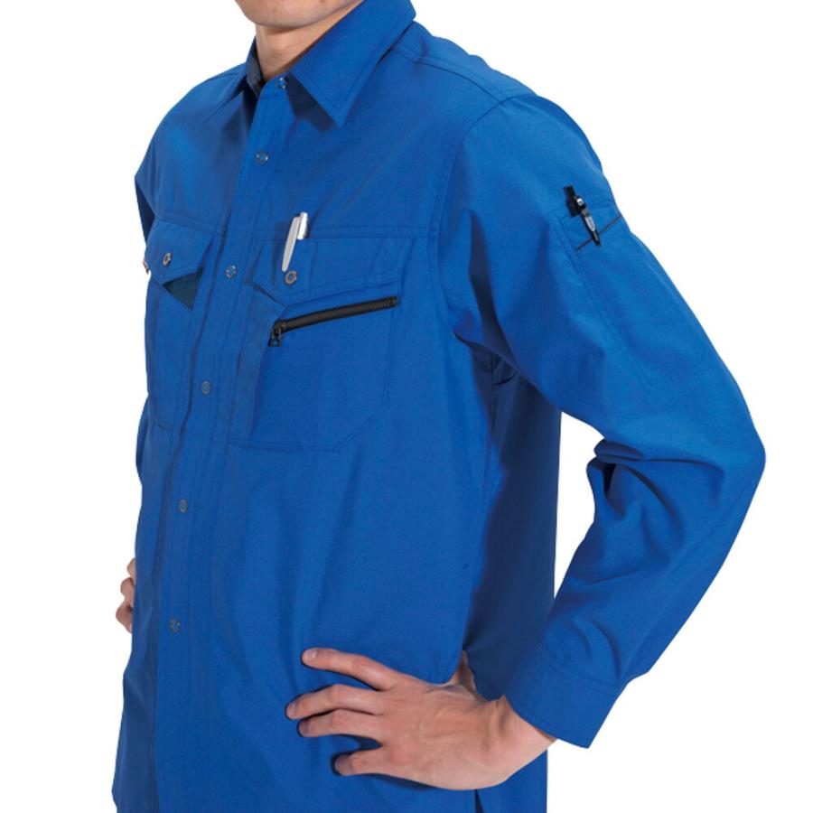 BURTLE7063 バートル 長袖シャツ S〜5L :burtle7063:メガワーク仕事着屋 - 通販 - Yahoo!ショッピング