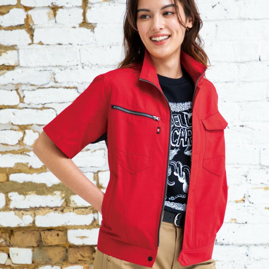 BURTLE BURTLE7092 バートル 半袖ジャケット（ユニセックス） SS〜5L : メガワーク仕事着屋 - 通販 - Yahoo!ショッピング