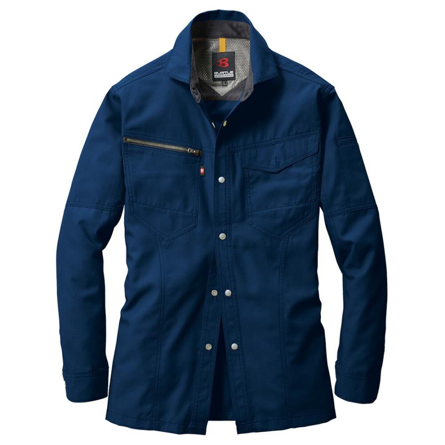 BURTLE BURTLE7093 バートル 長袖シャツ（ユニセックス） SS〜5L : メガワーク仕事着屋 - 通販 - Yahoo!ショッピング