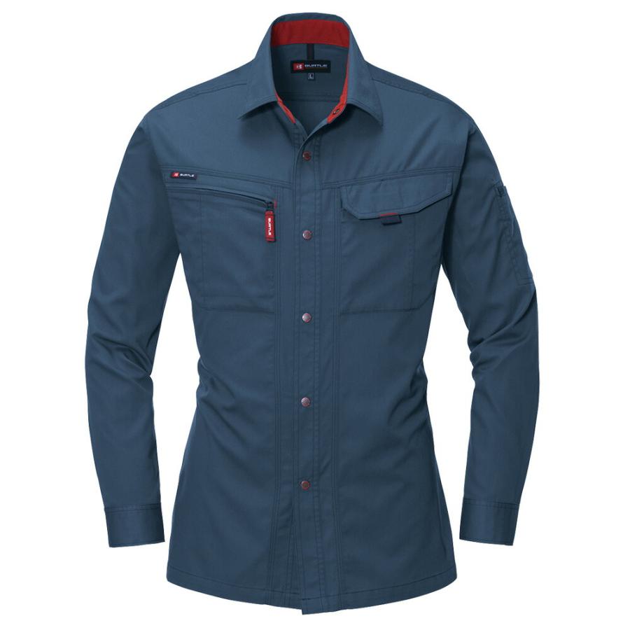 BURTLE BURTLE8023 バートル 長袖シャツ S〜5L : メガワーク仕事着屋 - 通販 - Yahoo!ショッピング