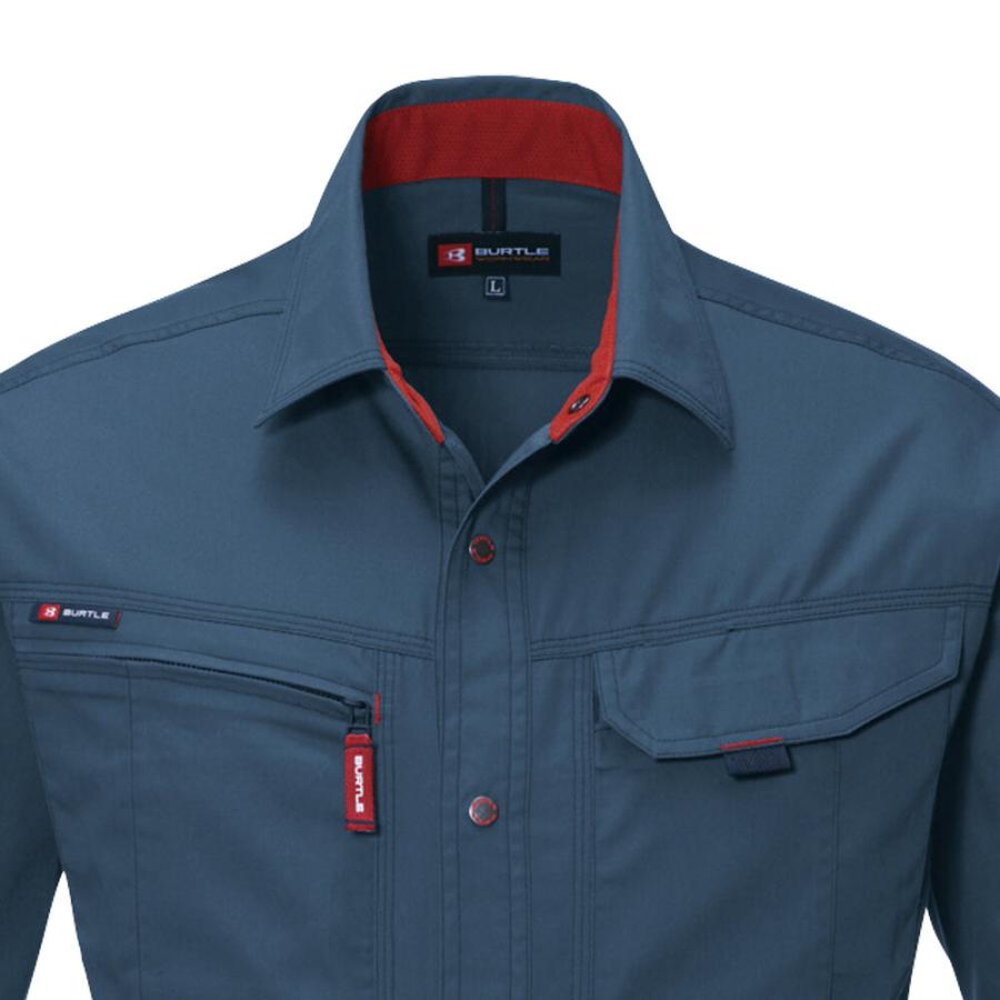 BURTLE BURTLE8023 バートル 長袖シャツ S〜5L : メガワーク仕事着屋 - 通販 - Yahoo!ショッピング
