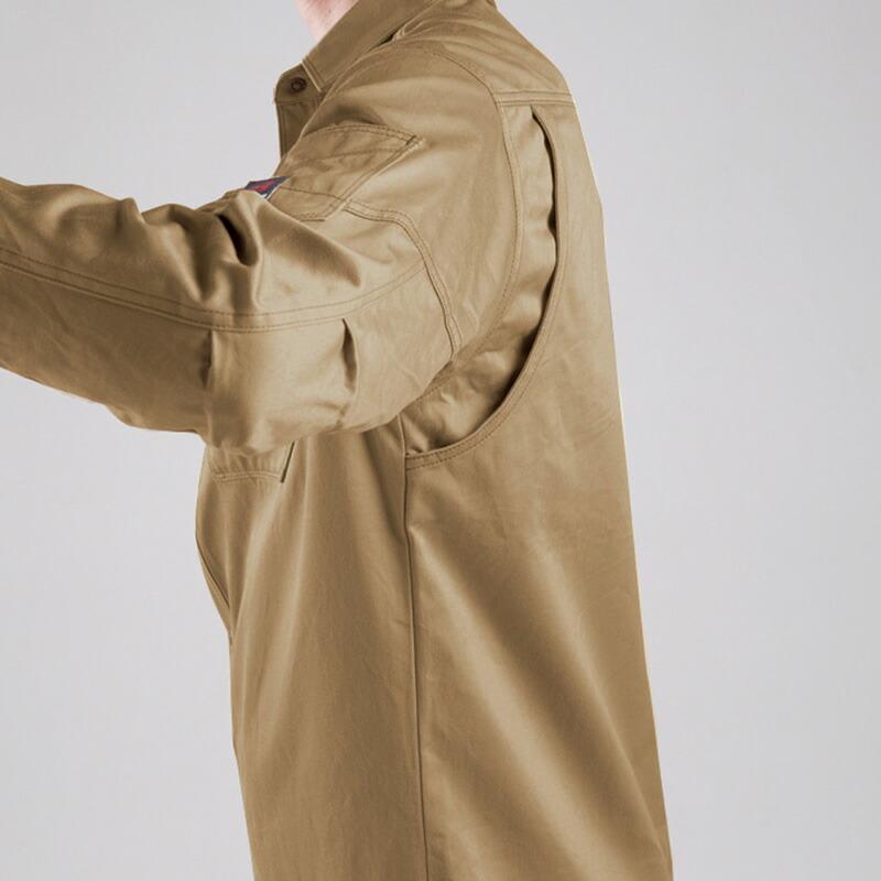 BURTLE BURTLE8105 バートル 長袖シャツ（ユニセックス） SS〜5L : メガワーク仕事着屋 - 通販 - Yahoo!ショッピング