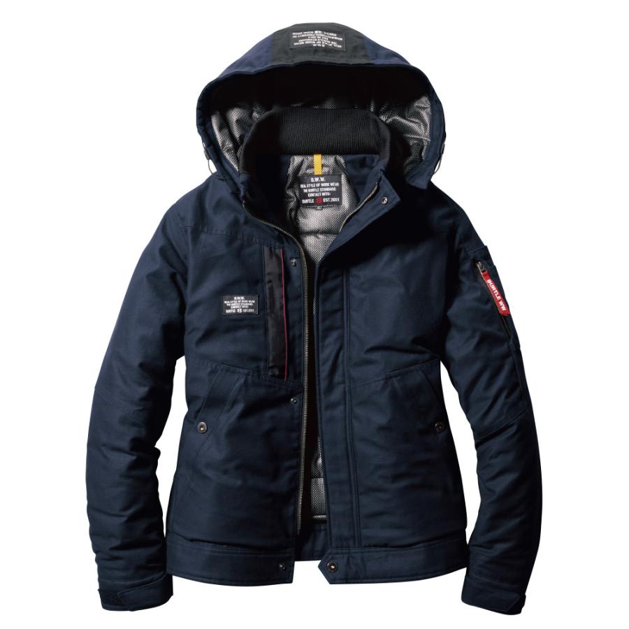 BURTLE BURTLE8210 バートル 防寒ジャケット（大型フード付）（ユニセックス） S〜3XL : メガワーク仕事着屋 - 通販 - Yahoo!ショッピング