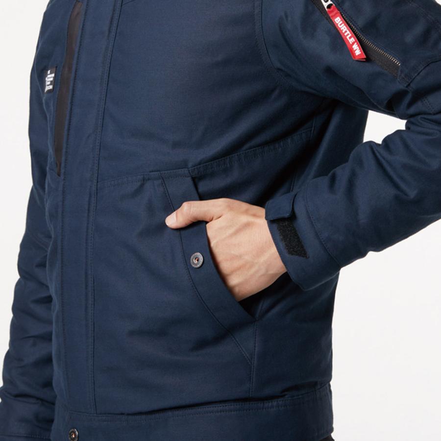 BURTLE BURTLE8210 バートル 防寒ジャケット（大型フード付）（ユニセックス） S〜3XL : メガワーク仕事着屋 - 通販 - Yahoo!ショッピング
