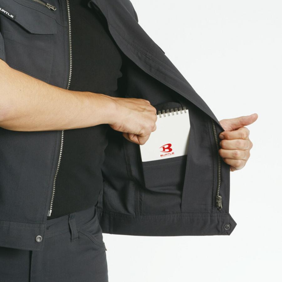 BURTLE 春夏用 BURTLE9096 バートル 半袖ジャケット（ユニセックス） SS〜5L : メガワーク仕事着屋 - 通販 - Yahoo!ショッピング