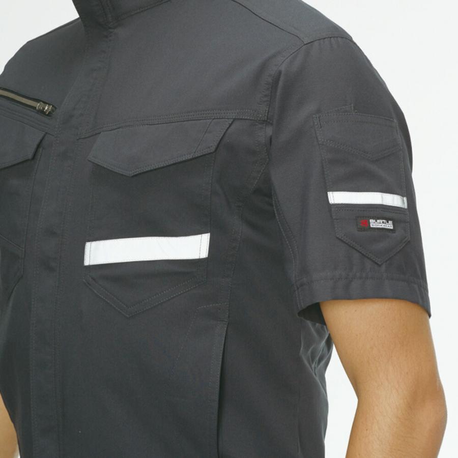 BURTLE 春夏用 BURTLE9096 バートル 半袖ジャケット（ユニセックス） SS〜5L : メガワーク仕事着屋 - 通販 - Yahoo!ショッピング
