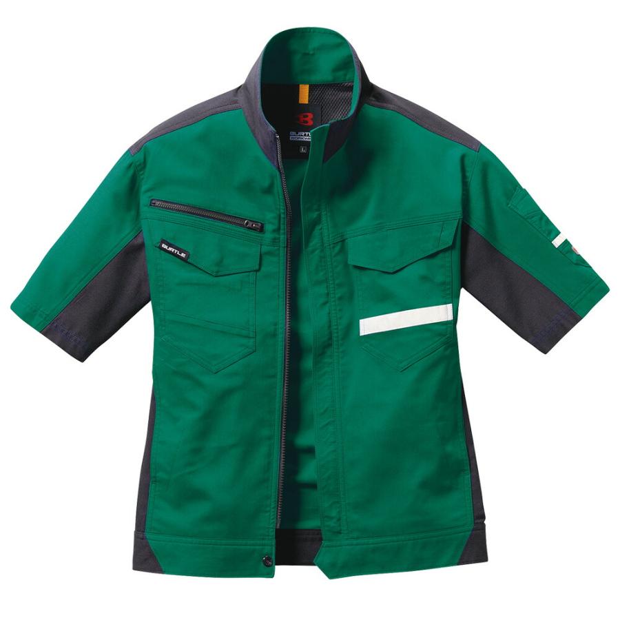 BURTLE 春夏用 BURTLE9096 バートル 半袖ジャケット（ユニセックス） SS〜5L : メガワーク仕事着屋 - 通販 - Yahoo!ショッピング