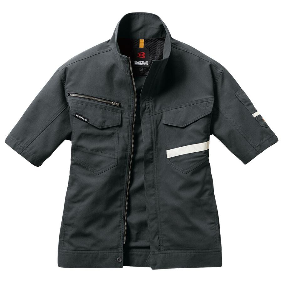 【春夏用】BURTLE9096 バートル 半袖ジャケット（ユニセックス） SS〜5L :burtle9096:メガワーク仕事着屋 - 通販 - Yahoo!ショッピング