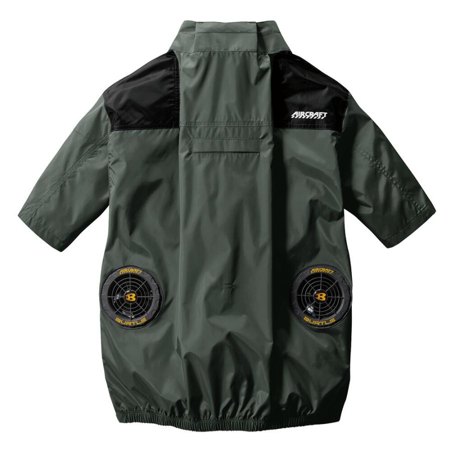 BURTLE AIRCRAFT エアークラフト BURTLEAC2016 バートル AC半袖ブルゾン（ユニセックス） S〜3XL服のみ ...