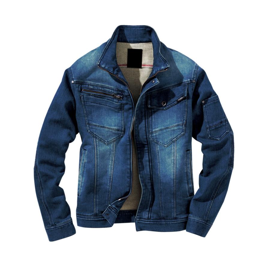 HOOH MURAKAMI1803 村上被服 鳳皇 デニム蛇腹ジャケット M〜6L : メガワーク仕事着屋 - 通販 - Yahoo!ショッピング