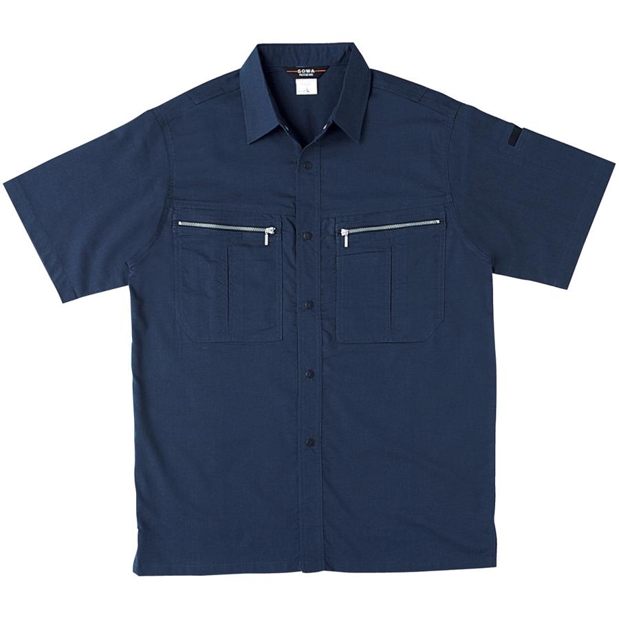 SOWA277 桑和 半袖シャツ M〜6L : メガワーク仕事着屋 - 通販 - Yahoo!ショッピング