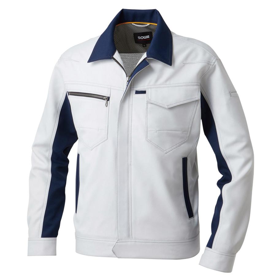 SOWA9662 桑和 長袖ブルゾン SS〜8L : メガワーク仕事着屋 - 通販 - Yahoo!ショッピング