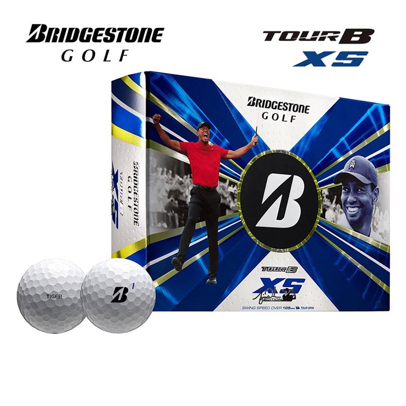 BRIDGESTONE TOUR B XS 2022 TIGER EDITION ゴルフボール ブリヂストン ツアーBXS タイガーエディション 1ダース（12個入り） USA直輸入品 ...