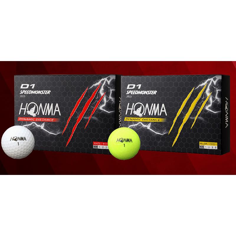 HONMA ホンマ D1 SPEEDMONSTER Ball D1 スピードモンスター 3ダース（12個入り×3） ゴルフボール 日本正規品 BT2302 : hon-go-bt2302-3p ...