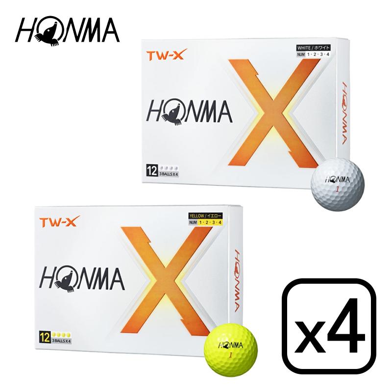 【在庫あり・即納】HONMA ホンマ 2024 TW-X Ball 4ダースセット（12個入りx4） TW-X ボール ゴルフボール 日本正規品【BT2402】 : hon-go-bt2402 ...