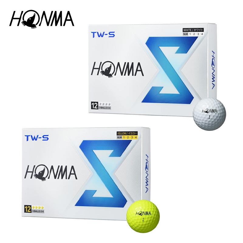 【在庫あり・即納】HONMA ホンマ 2024 TW-S Ball 1ダース（12個入り） TW-S ボール ゴルフボール 日本正規品【BT2403】 : hon-go-bt2403 : メグ ...