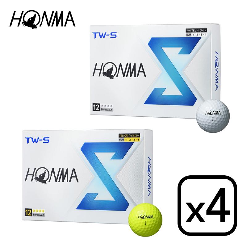 HONMA D1 【在庫あり・即納】HONMA ホンマ 2024 TW-S Ball 4ダースセット（12個入りx4） ボール ゴルフボール 日本正規品【BT2403】 : メグリエ 2号店 ...