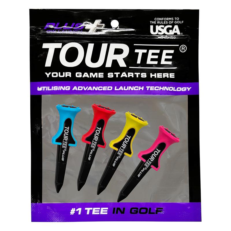Tour Tee PLUS LOW LAUNCH 4本入りツアーティー プラス ローランチ ゴルフティー T-497 ...
