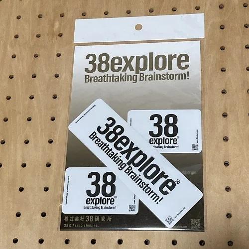 38explore 38Stickers Set ステッカーセット ホワイト / カーキ : MEGURU Yahoo!店 - 通販 - Yahoo!ショッピング