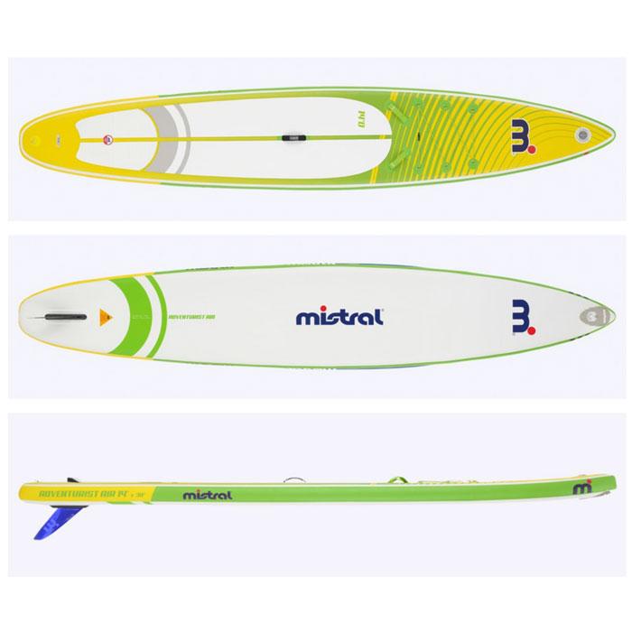MISTRAL ミストラル SUP ADVENTURIST air 14'0 x 30.0" アドベンツーリスト エアー パドル・リーシュ ...