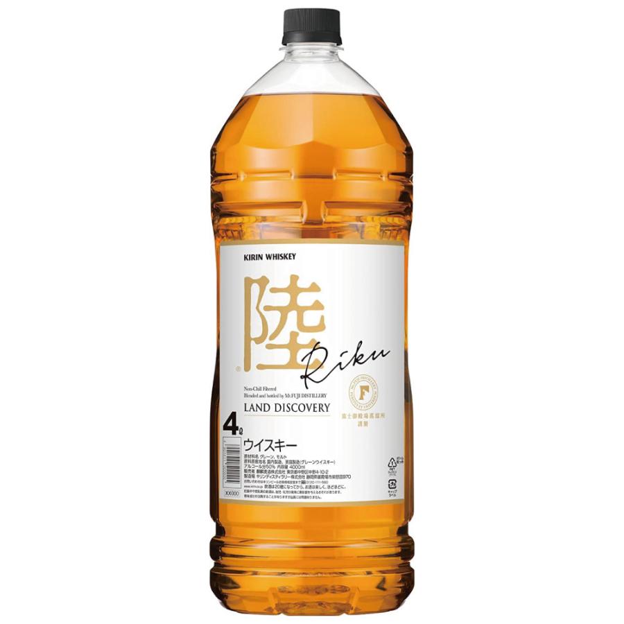 ウイスキー キリン ウイスキー 陸 4L 4000ml ペット 1本 業務用 大容量 4りっとる : y42142 : 良平酒店 - 通販 - Yahoo!ショッピング