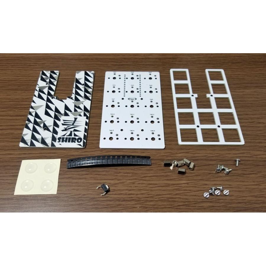 素-Shiro」名刺サイズの極小薄型自作キーボードキットわずか15 素-Shiro」名刺サイズの極小薄型自作キーボードキットわずか15