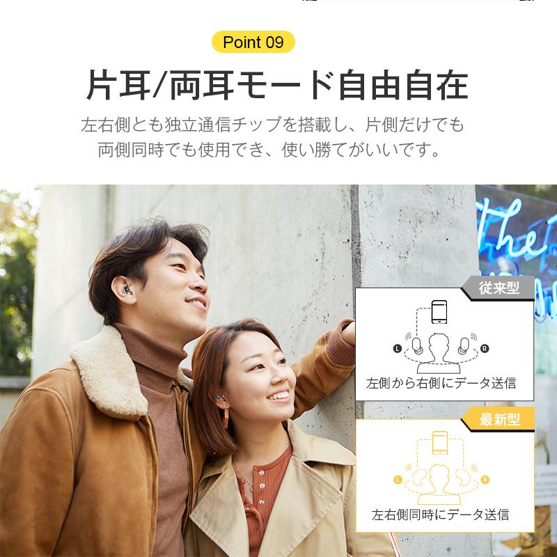 【昼夜兼用イヤホン】 寝ホン 睡眠用 イヤホン 寝返り痛くない ワイヤレス Bluetooth5.3 睡眠遮音 寝ながらイヤホン ミニサイズ 軽量 超小型 インナーイヤー型 :1528:明誠 ...