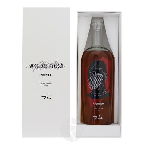 ラム｜ ACOU RUM Aging α FIRST EDITION 2025 52％ 700ml 化粧箱入り アコウ ラム アゲイン ...
