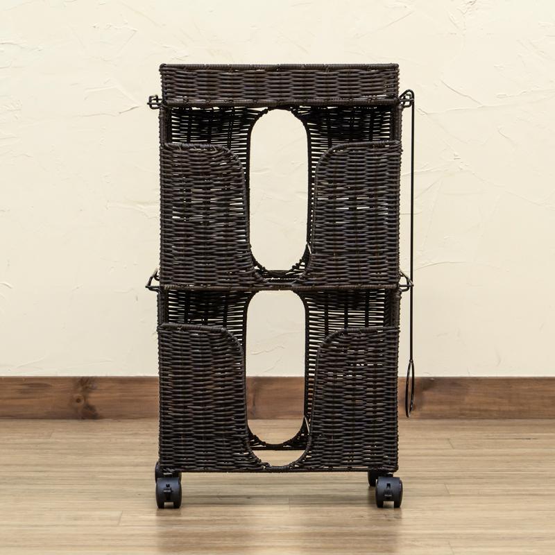 ラタン調 新聞ストッカー BR/IV : メイツウEC - 通販 - Yahoo!ショッピング