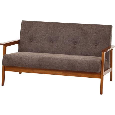 厚手ファブリックソファ ミート 2P BR : メイツウEC - 通販 - Yahoo!ショッピング