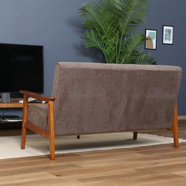 厚手ファブリックソファ ミート 2P BR : メイツウEC - 通販 - Yahoo!ショッピング