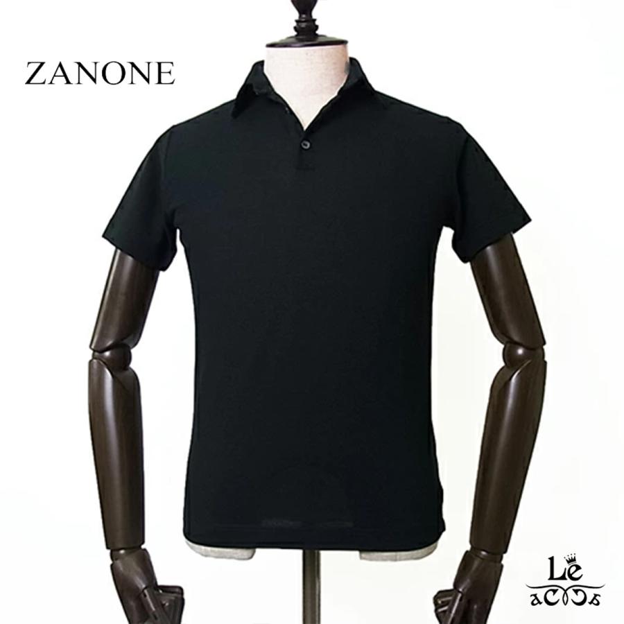ZANONE ザノーネ ポロシャツ アイスコットン メンズ 811818 ZG380 半袖 無地 ブラック 黒 イタリア ブランド 春夏 国内正規品 : レ・アッカ - 通販 - Yahoo ...
