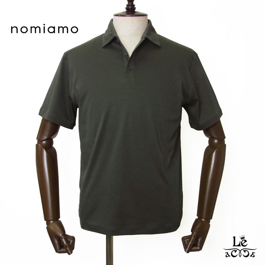 nomiamo ノミアモ ポロシャツ スーピマ コットン ポロ メンズ 半袖 無地 ミリタリー グリーン イタリア 日本製 オフィス ビジネス カジュアル 正規品 送料無料 : レ・アッカ ...