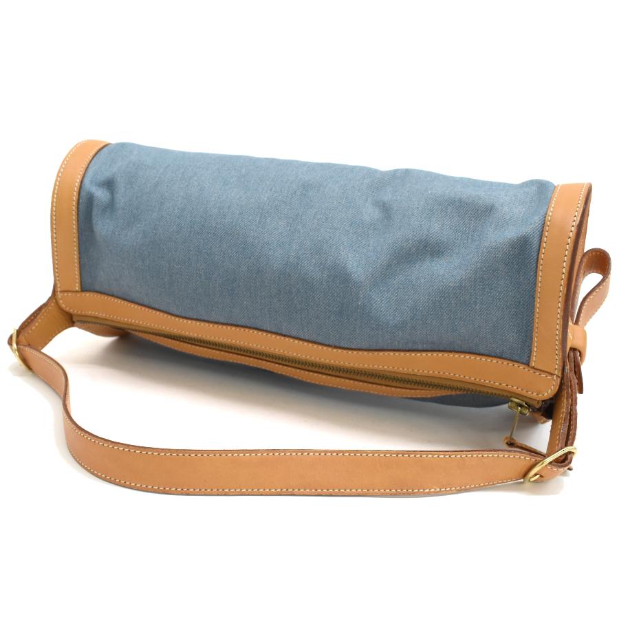HERMES エルメス ドレミ ショルダーバッグ デニム レザー ライト HERMES エルメス ドレミ ショルダーバッグ デニム レザー ライト