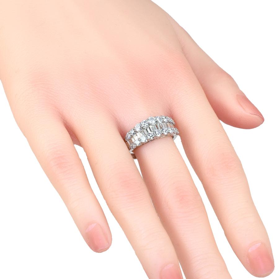 新品同様 リング 指輪 プラチナ Pt900 ダイヤモンド 2.05ct 18号 ジュエリー アクセサリー : メルキャスト - 通販 - Yahoo!ショッピング
