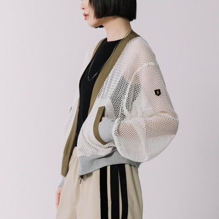 BLANC basque/ブラン バスクの メッシュレースZIPブルゾン【BB53-509】 : メロウザショップヤフー店 - 通販 - Yahoo!ショッピング